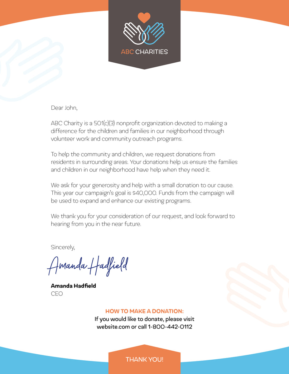 Charity Fundraising Bulk Mail Letters – PostcardMania