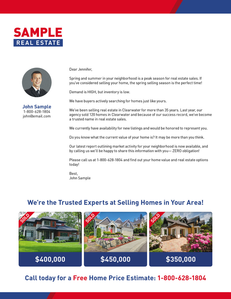 Direct Mail Real Estate Letter – PostcardMania