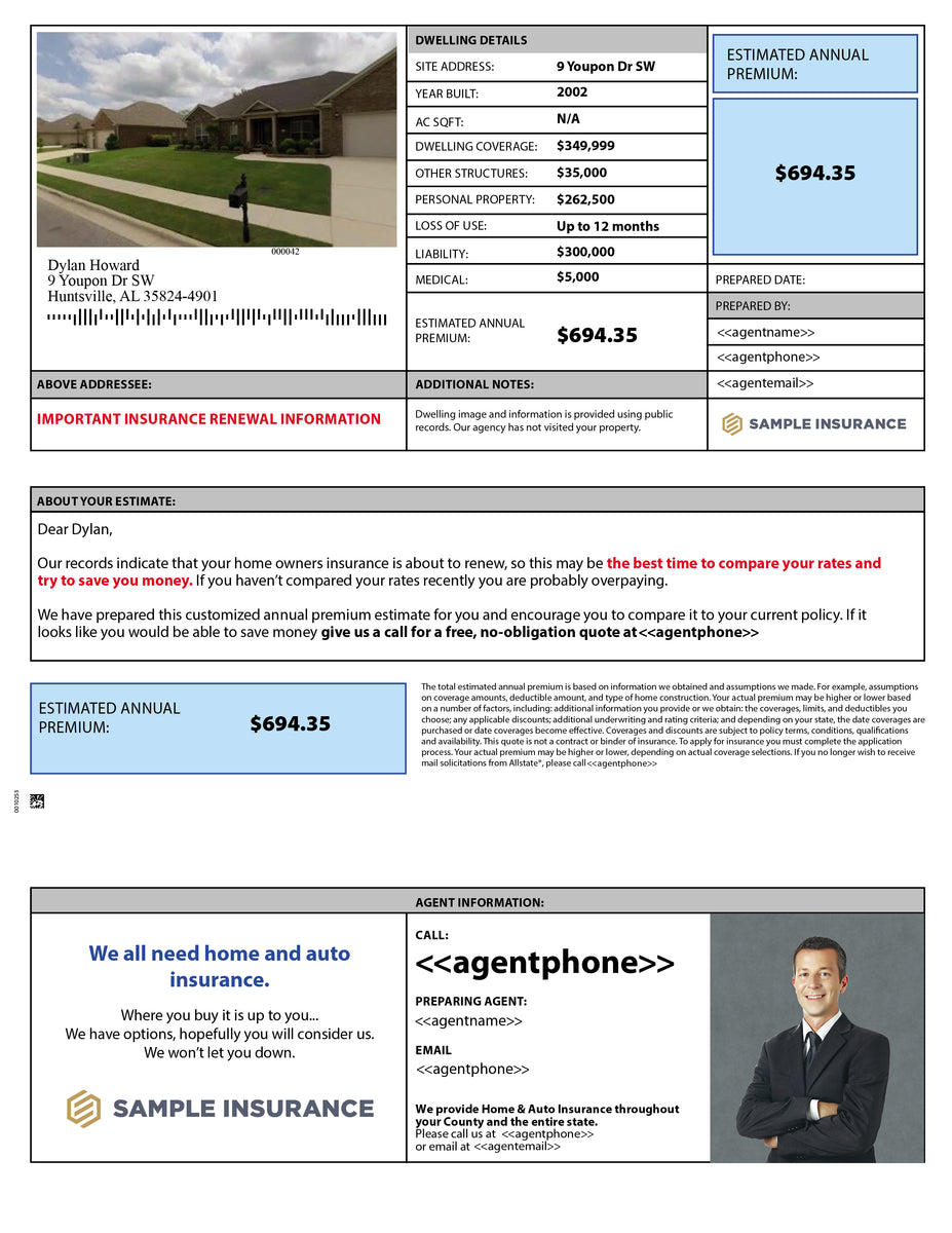 Direct Mail Sample Letter – PostcardMania