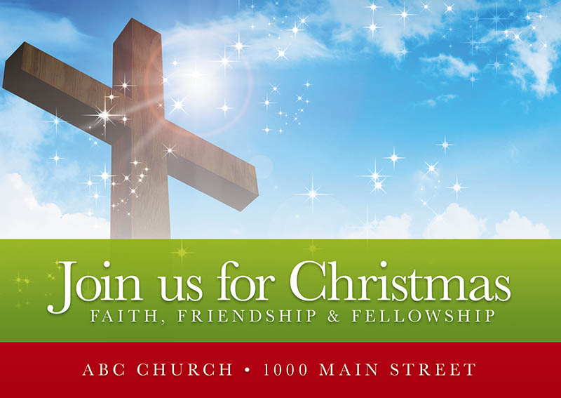 Church Services 4.25"x6" Postcards | Customizable Direct Mailers ...