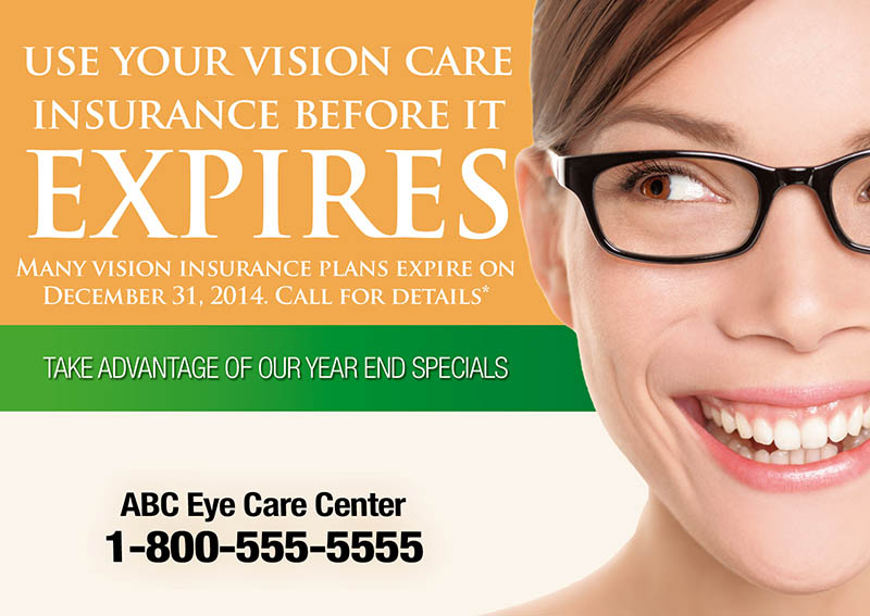 Vision Benefits Postcard Bulk Mailers | Custom Marketing Postcards ...
