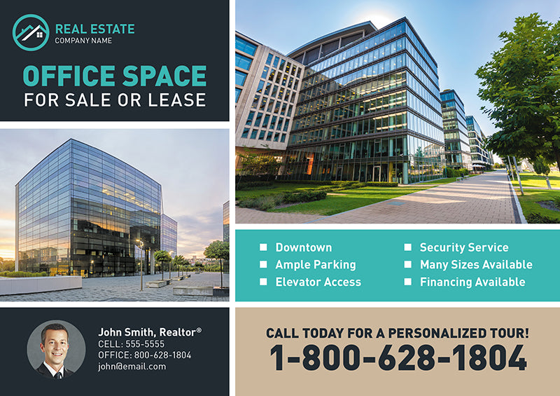 Commercial Real Estate for Sale or Lease 4.25"x6" Postcards | Customiz ...