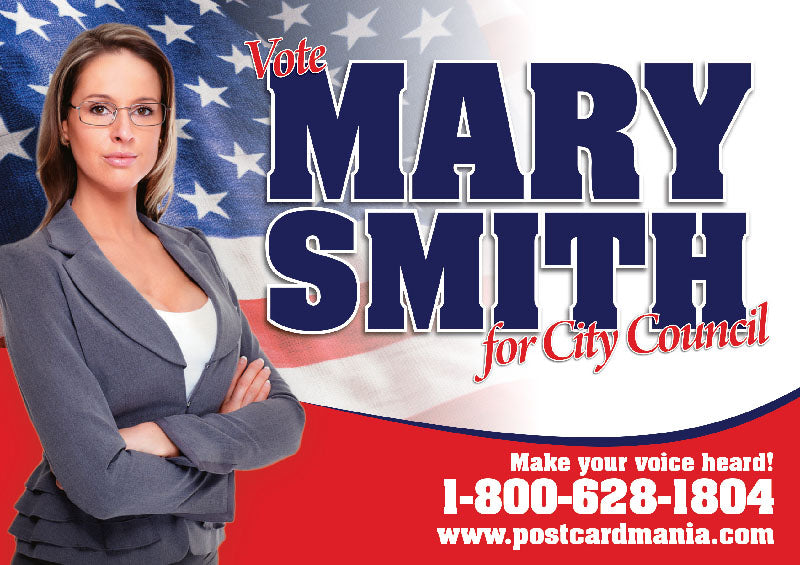 Political Campaign Direct Mail Postcards | Custom Presort Advertising ...