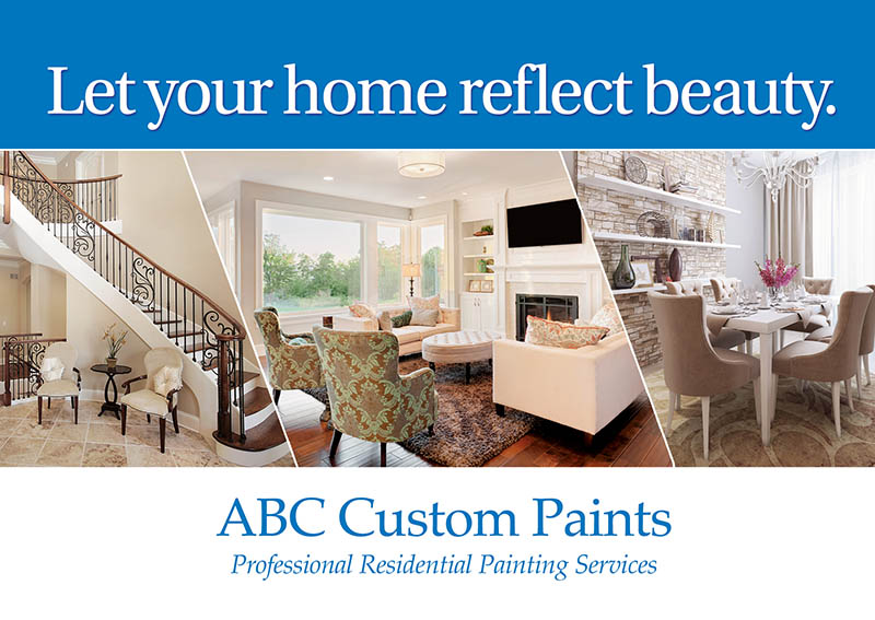 Residential Painting Postcard Bulk Mailers | Custom Marketing Postcard ...