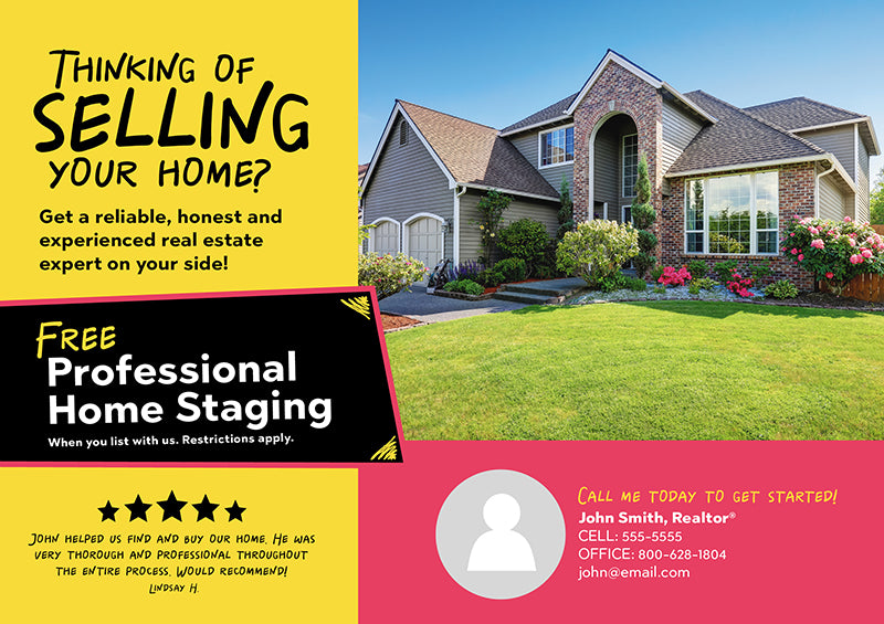 Realtor Thinking of Selling Postcard Bulk Mailers | Custom Printed Dir ...
